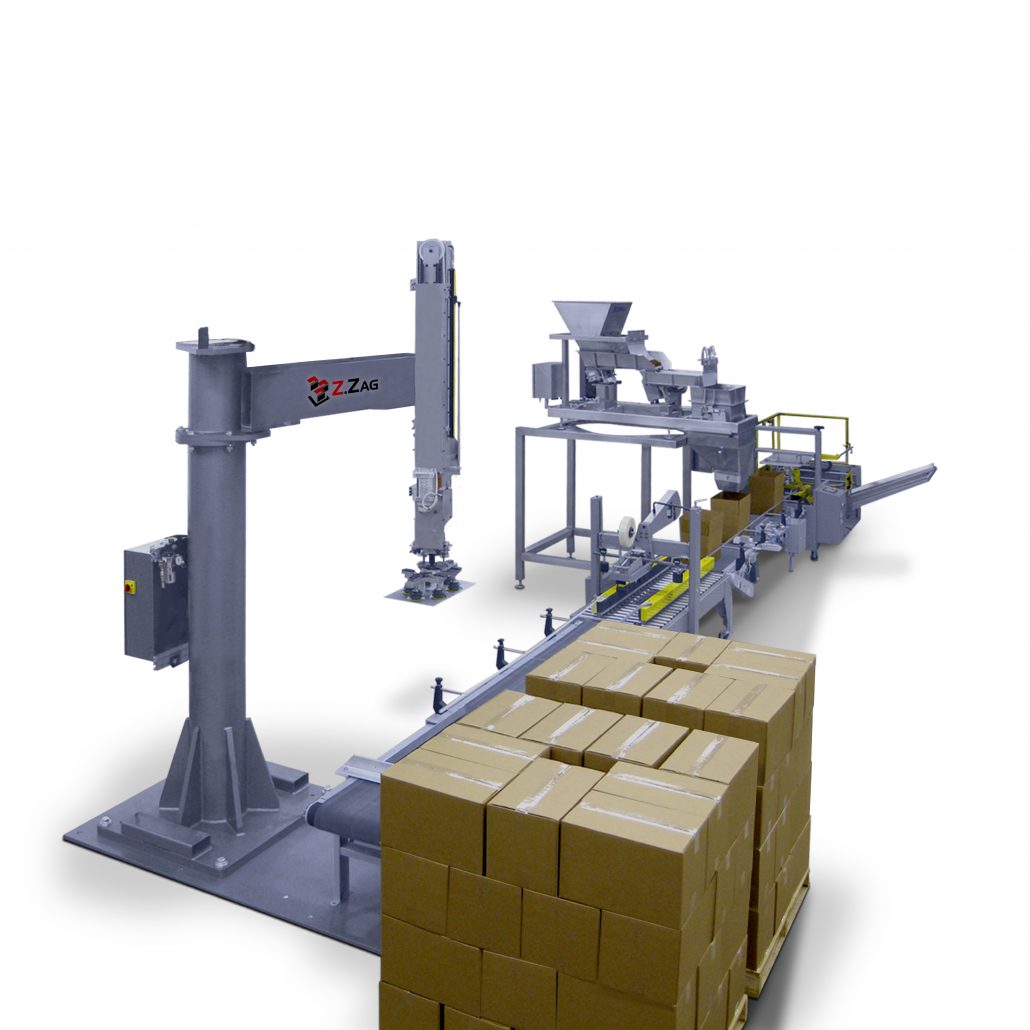 Case erecting and tray forming machines for RSC cases and die cut trays