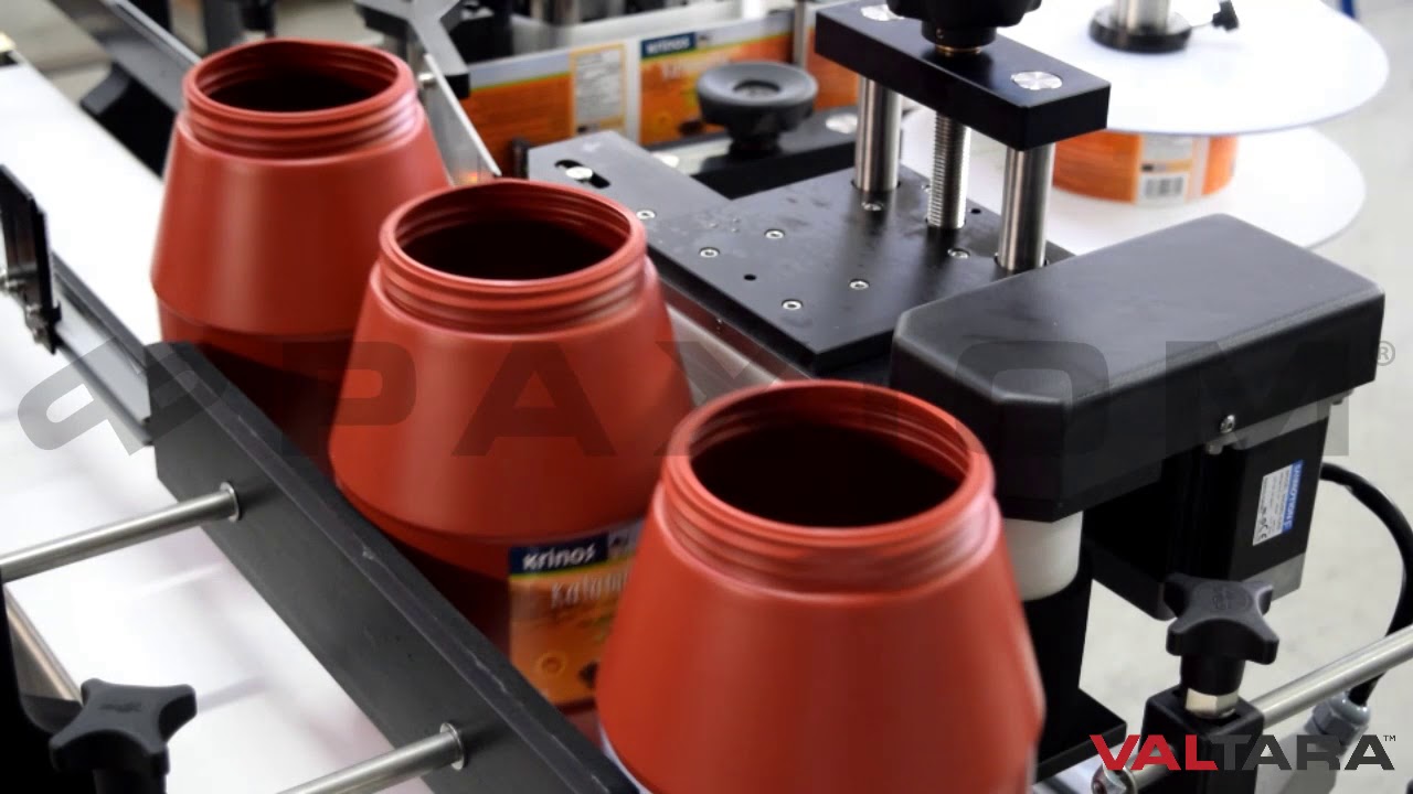 ValTara automatc labelling machine for rigid containers