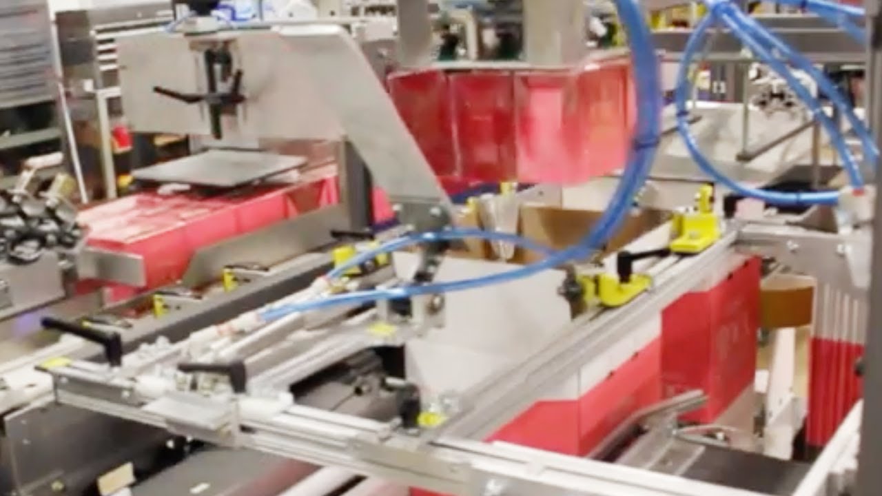 EndFlex all in one case erector and case packing machine for cartons