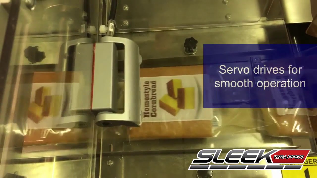 Automatically Flow Wrap Cornbread - SleekWrapper 40