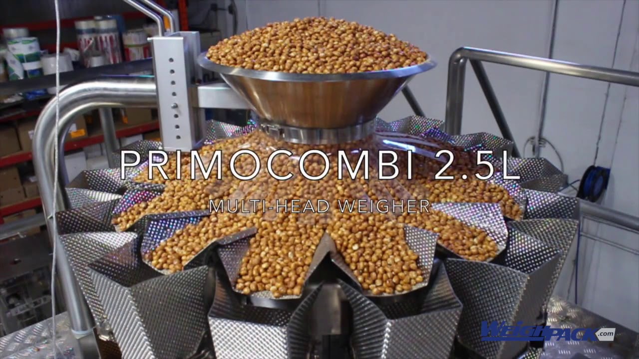 Quad Discharge Weighing and Filling Snack Food - PrimoCombi multi-head ...