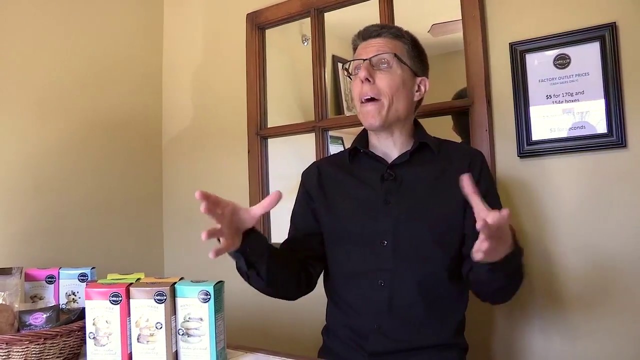 Cookie flow wrap packaging machine testimonial from Cookie It Up!