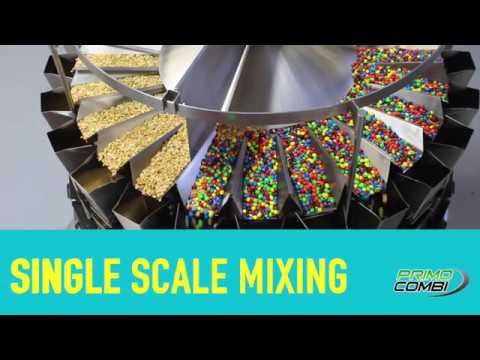 Snack Food Weighing and Mixing - The PrimoCombi 24 head combination scale