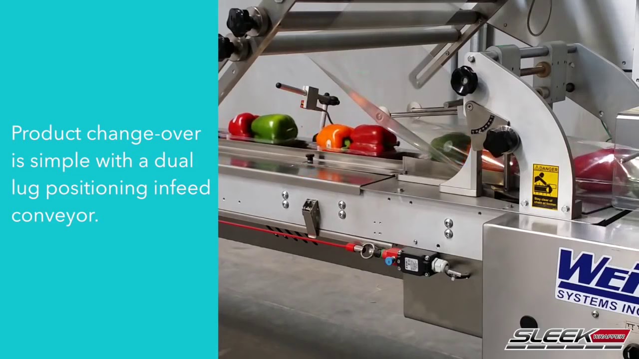 Automatically Flow Wrap Produce - SleekWrapper 65