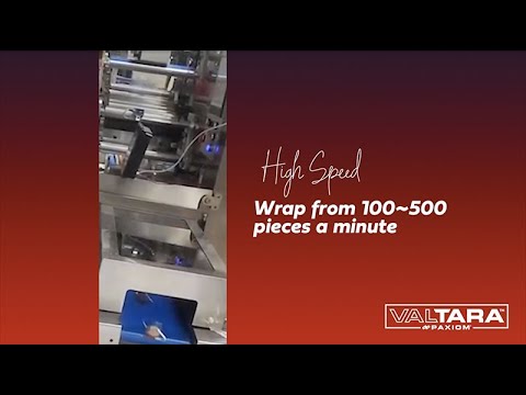 ValTara High Speed Product Aligner with Integrated Flow Wrapper