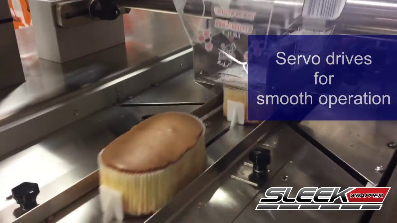 Automatically Flow Wrap Baked Bread - SleekWrapper 45