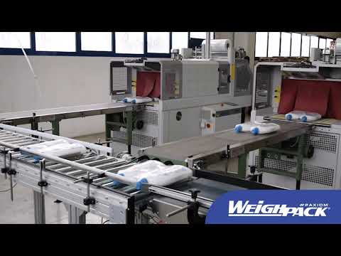 Labeling shrink wrapped containers