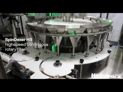 SpinDexer HS high speed weigh filling chili pepper flakes and spices ...