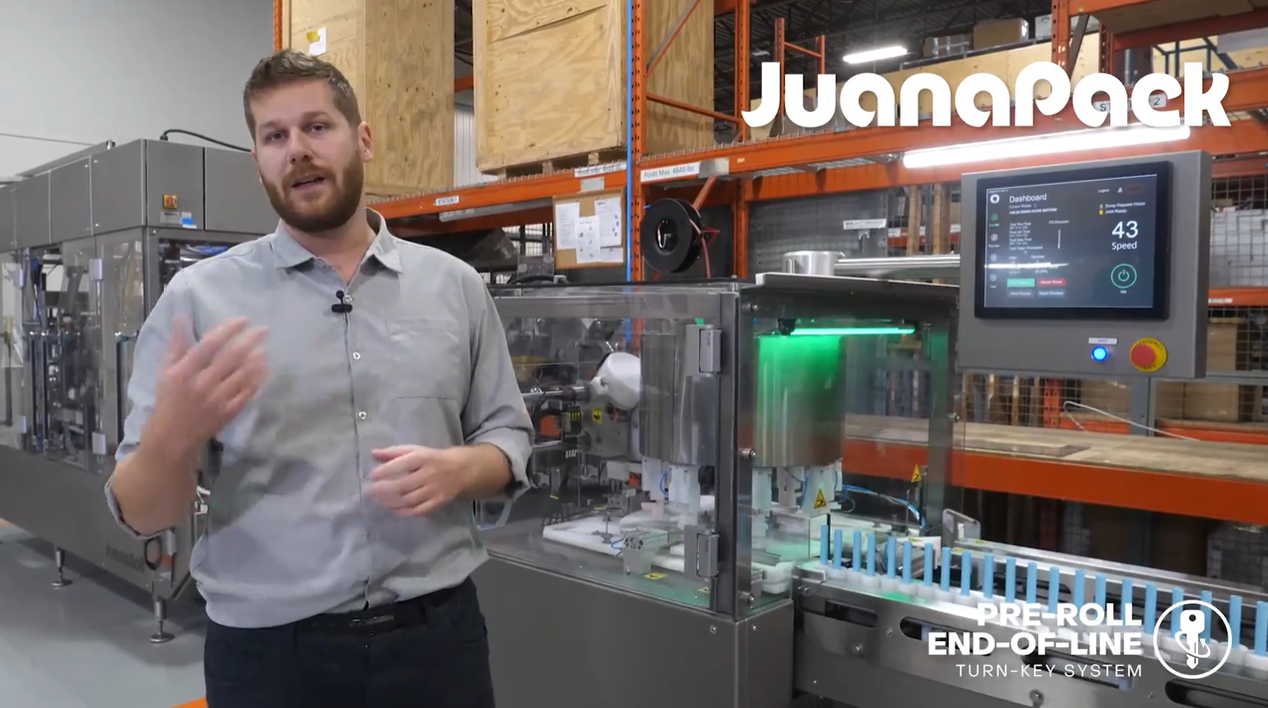 Canapa by Paxiom Showcases Turnkey JuanaPack System for Automated Pre-Roll Tube Packaging