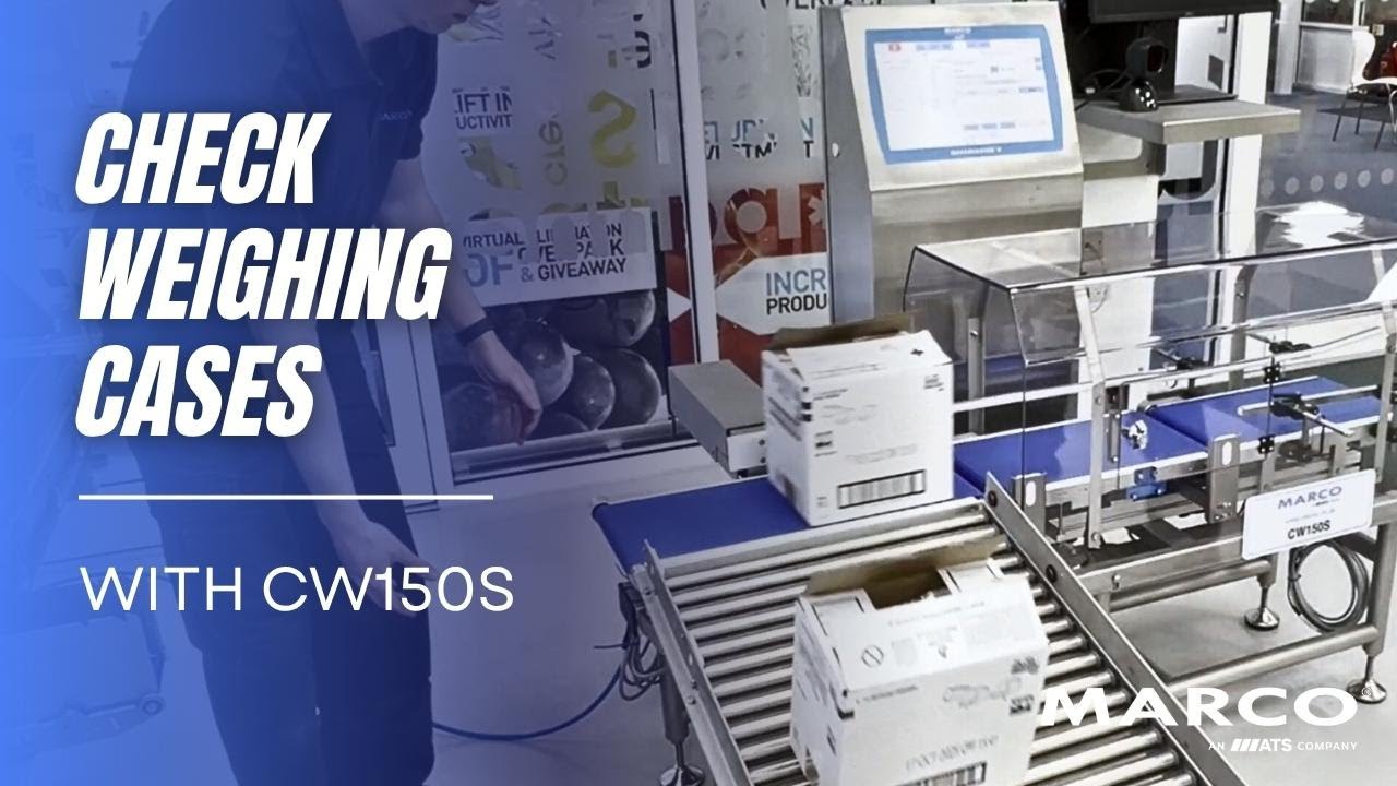 Marco CW150S Check Weigher For Cases